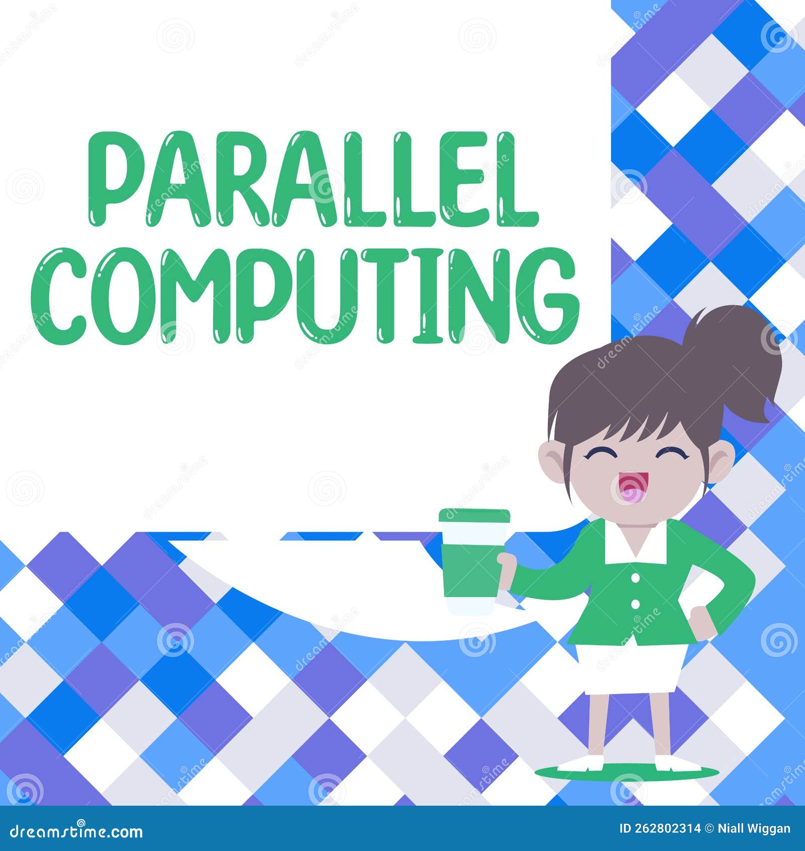 Text Showing Inspiration Parallel Computing. Business Idea Simultaneous Calculation by Means of ...