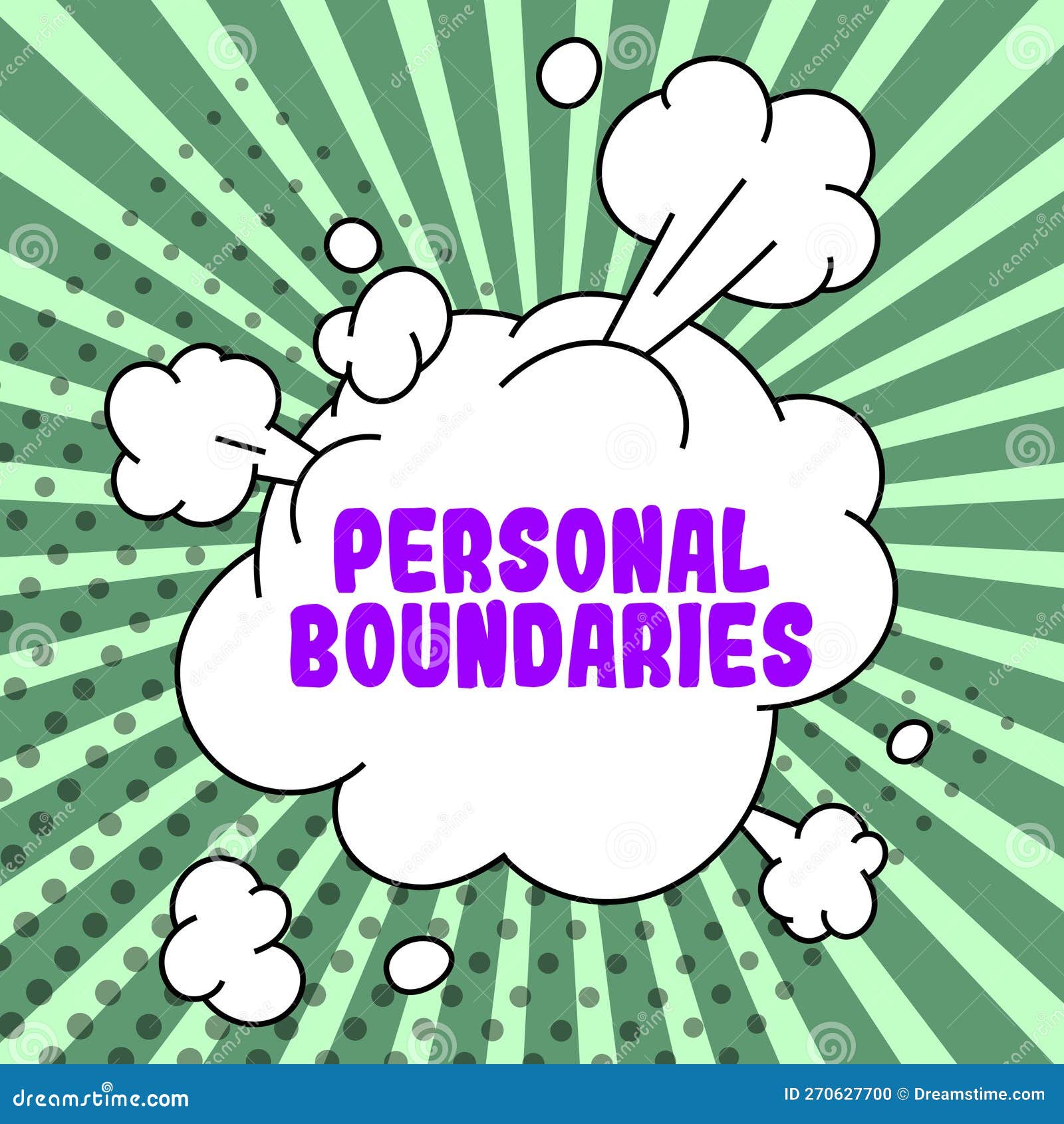 Writing Displaying Text Personal Boundaries. Word for Something that ...