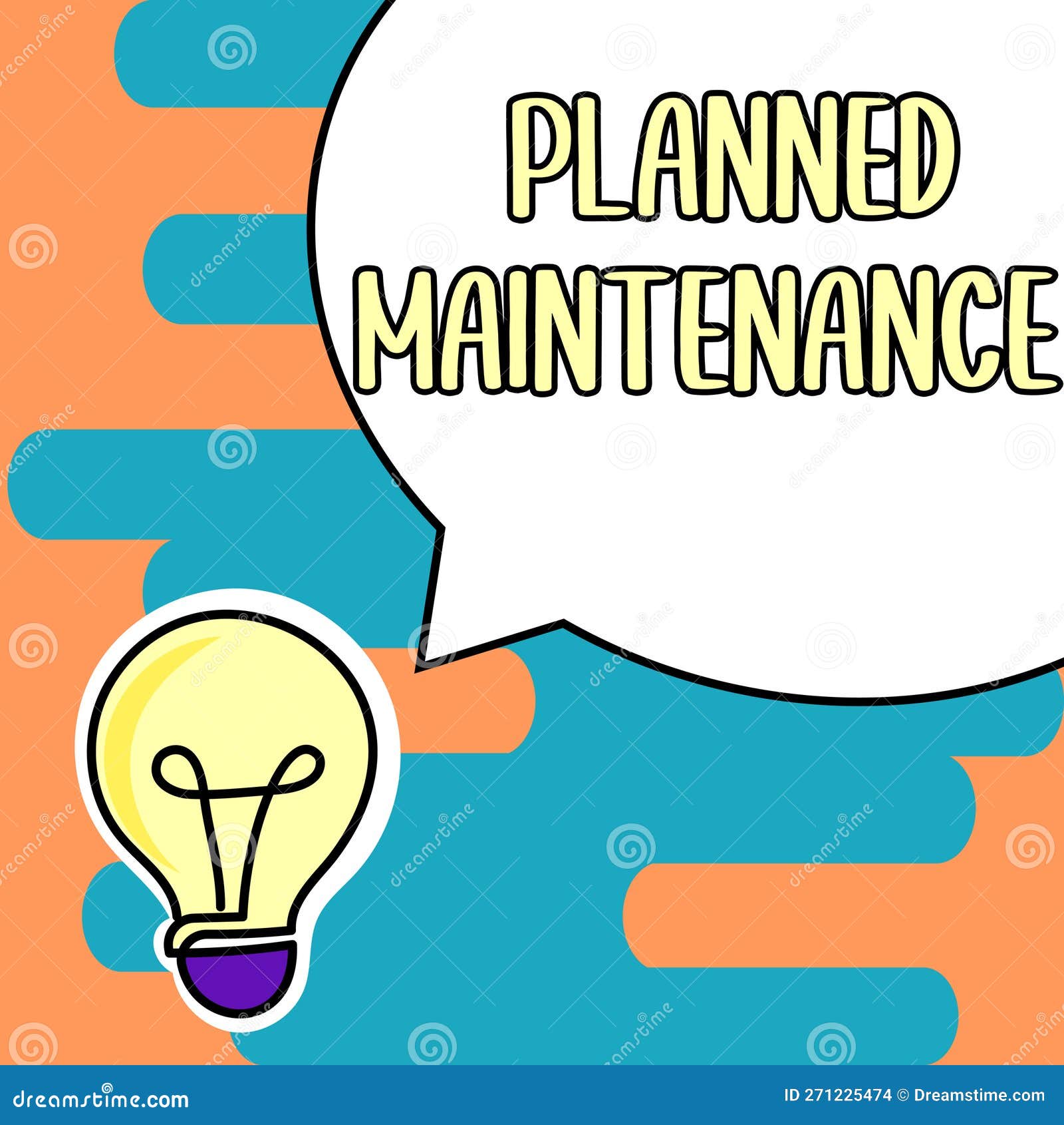 Writing Displaying Text Planned Maintenance. Word Written on Check Ups ...