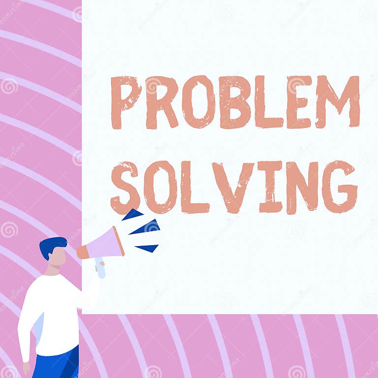 Writing Displaying Text Problem Solving. Internet Concept Having a Good ...