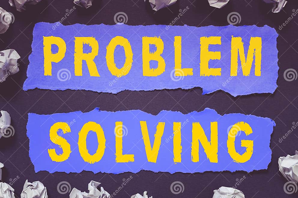 Writing Displaying Text Problem Solving Word For Having A Good Capability Of Finding A Solution
