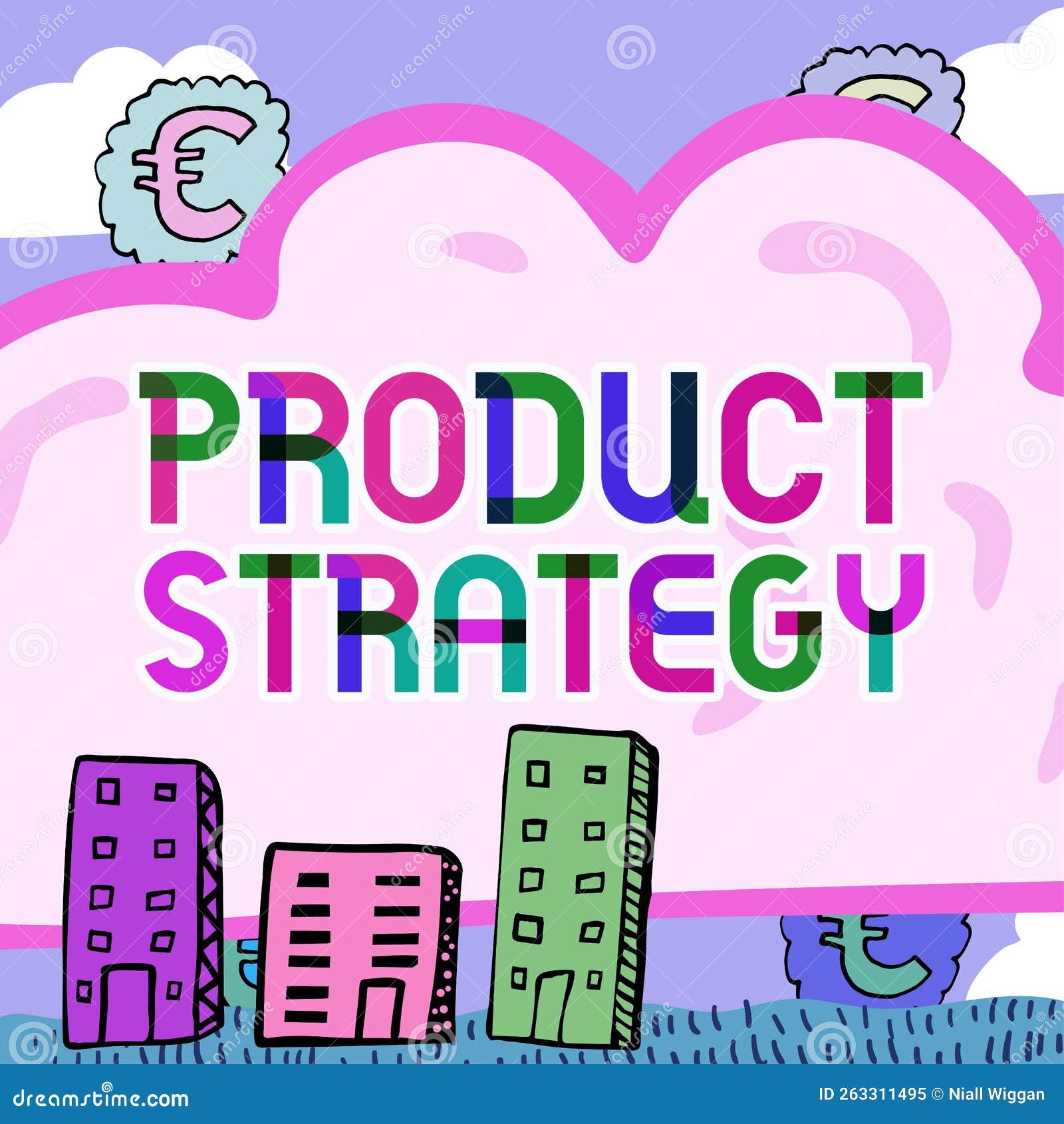 Text Caption Presenting Product Strategy. Business Concept Long Term ...