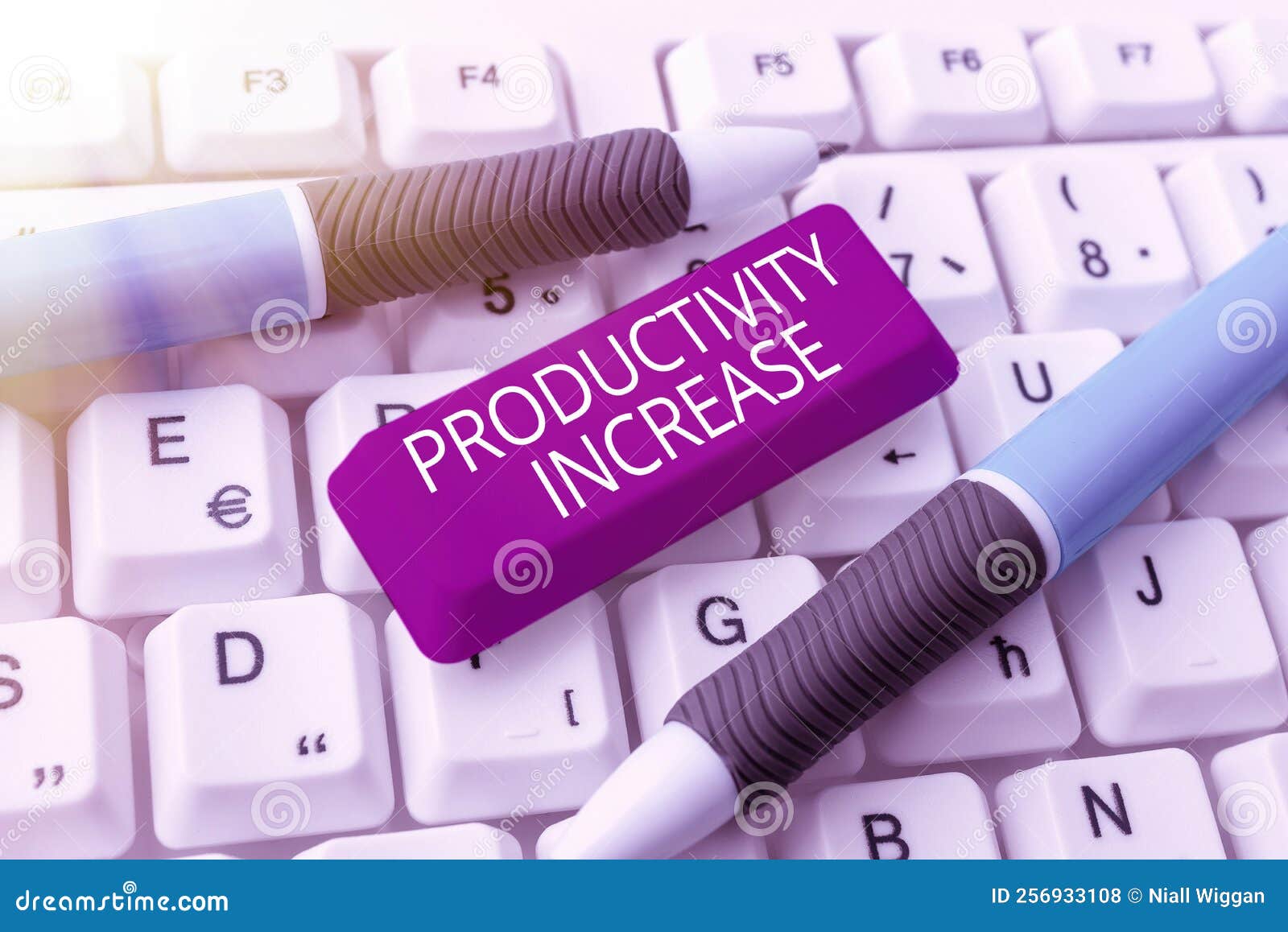 Writing Displaying Text Productivity Increase. Internet Concept Get ...