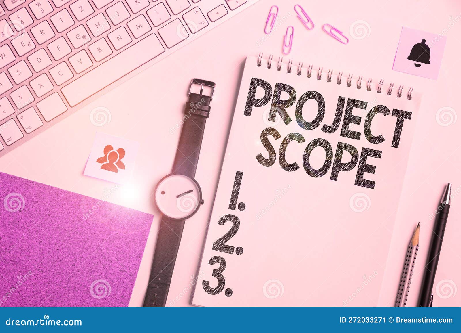 Text Showing Inspiration Project Scope. Business Concept Evaluation of ...