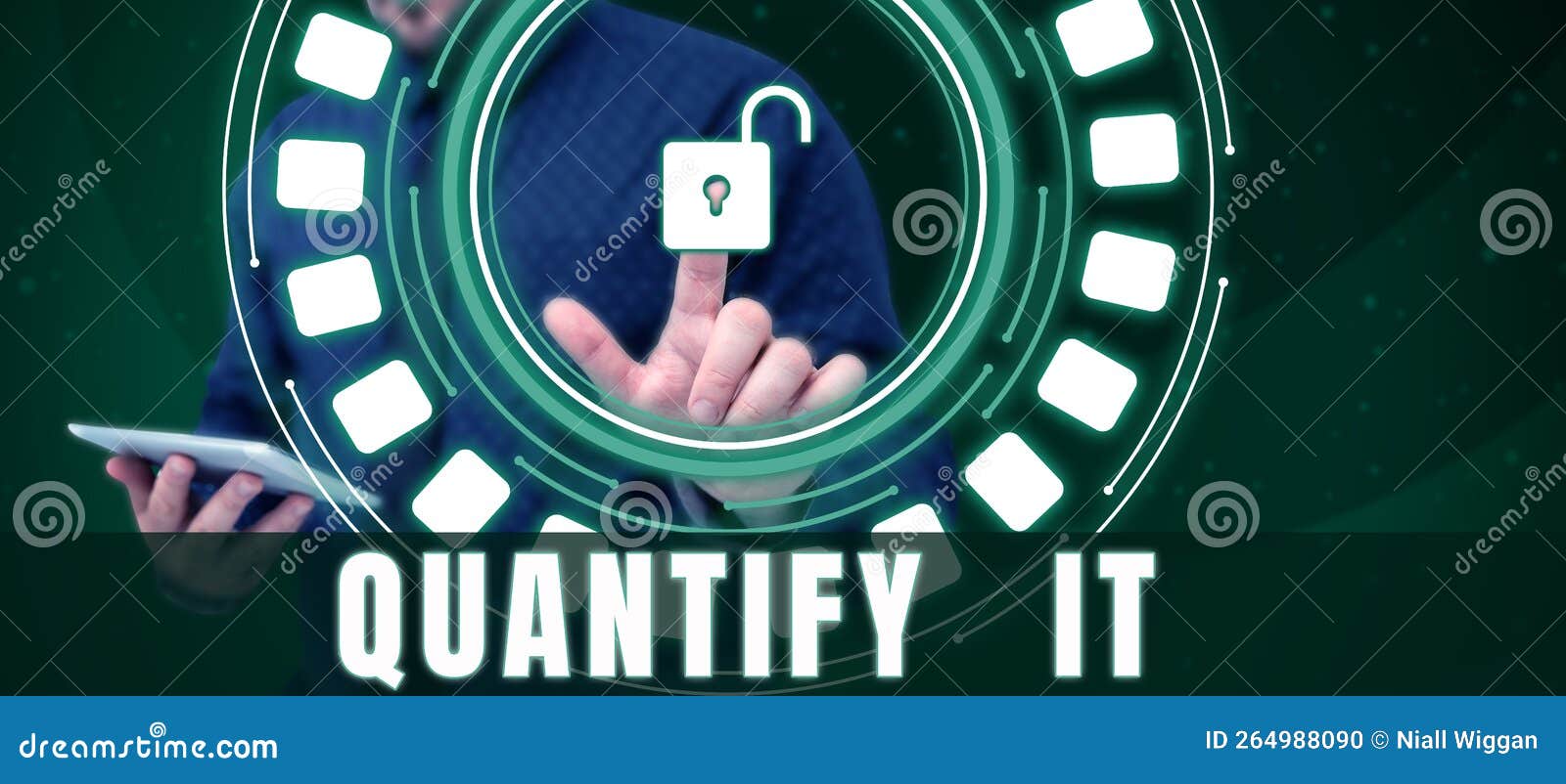 Writing Displaying Text Quantify it. Internet Concept Measure the Size ...