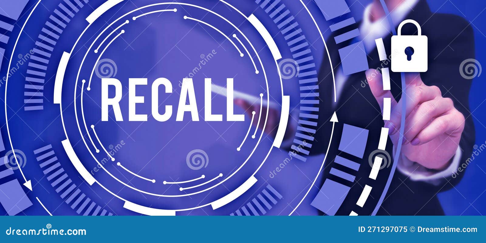 Conceptual Display Recall. Business Approach Bring Fact Event or ...