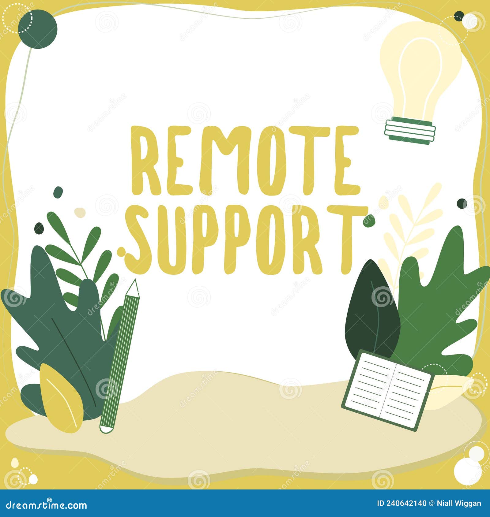 Writing Displaying Text Remote Support Word Written On Help Endusers To Solve Computer Problems