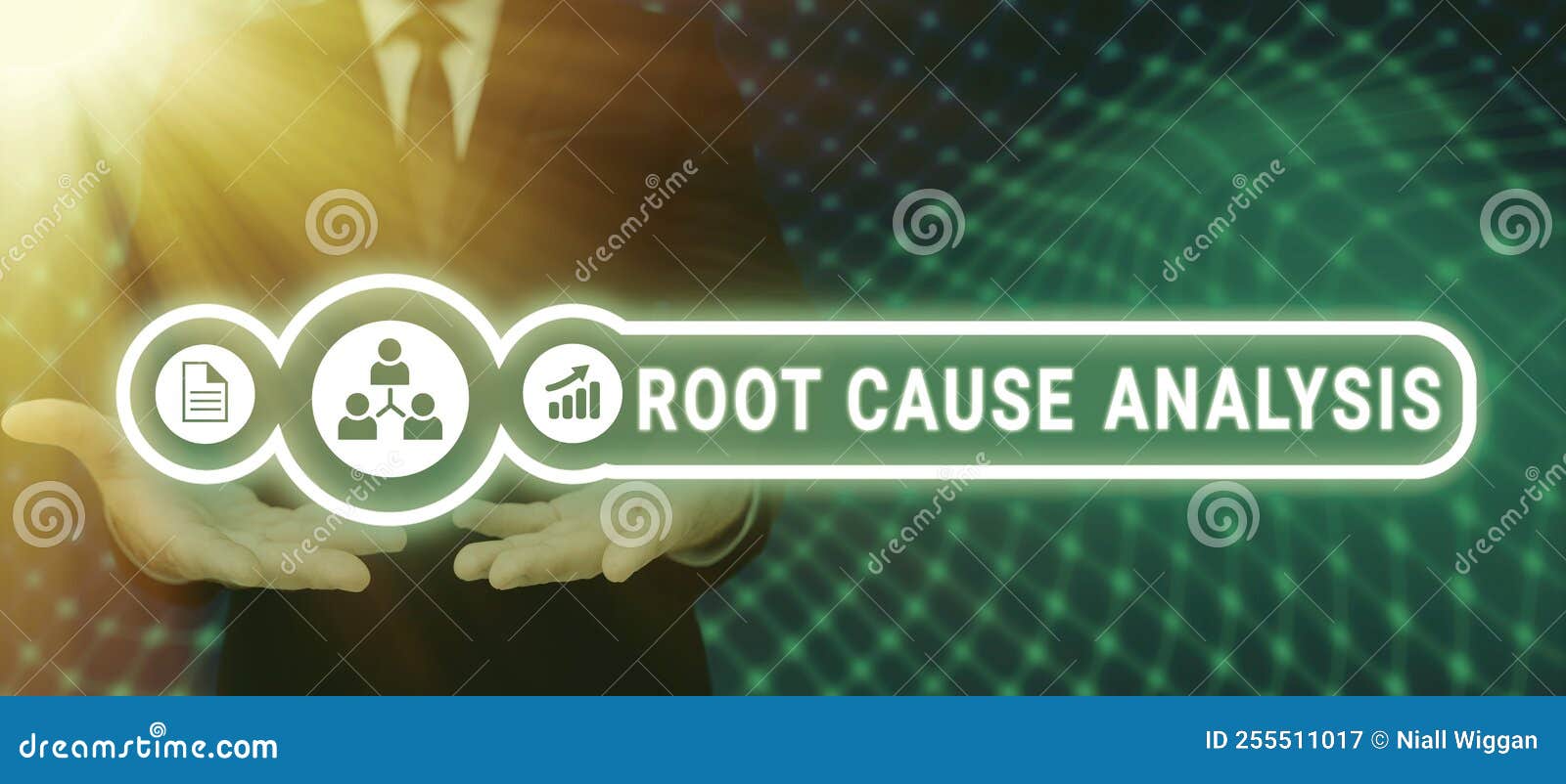 Handwriting Text Root Cause Analysis. Internet Concept Method of Problem Solving Identify Fault ...