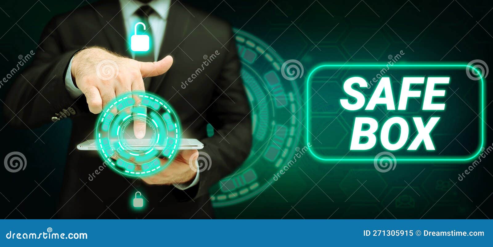 Handwriting Text Safe Box. Business Approach a Small Structure Where ...