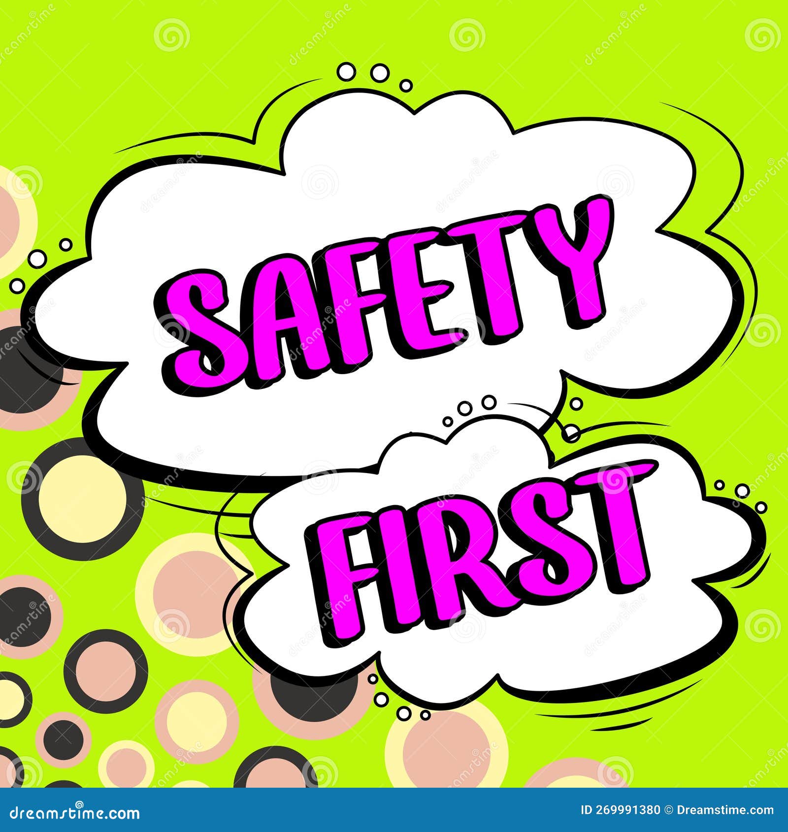 Handwriting Text Safety First. Internet Concept Avoid Any Unnecessary ...