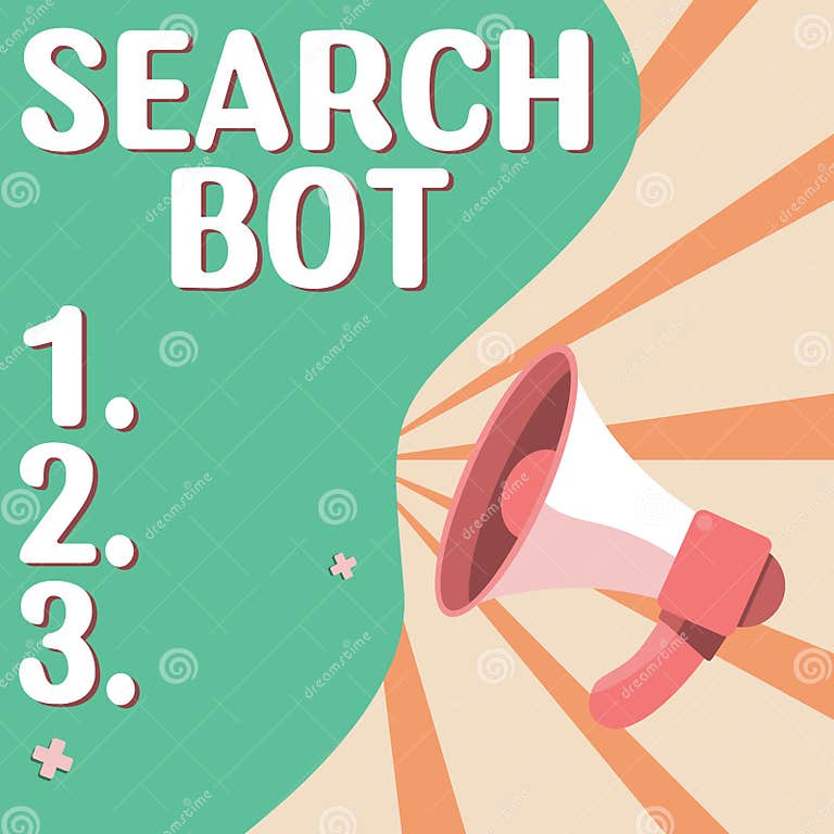 Inspiration Showing Sign Search Bot. Business Concept a Program that ...