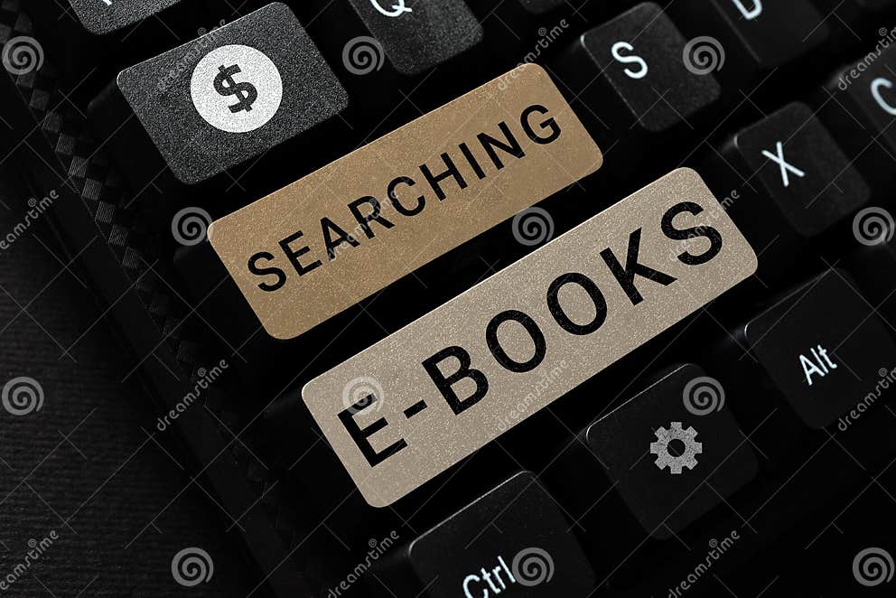 Writing Displaying Text Searching E Books. Concept Meaning Looking for ...