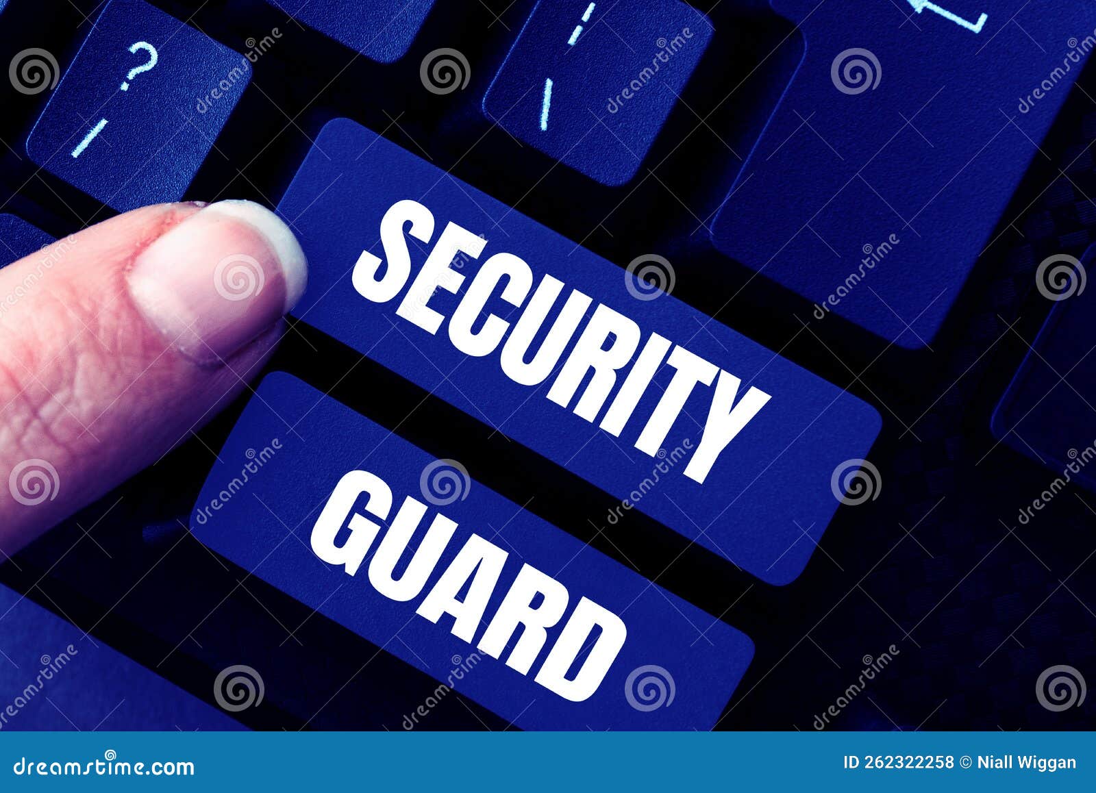 Writing Displaying Text Security Guard Business Approach Tools Used To Manage Multiple Security