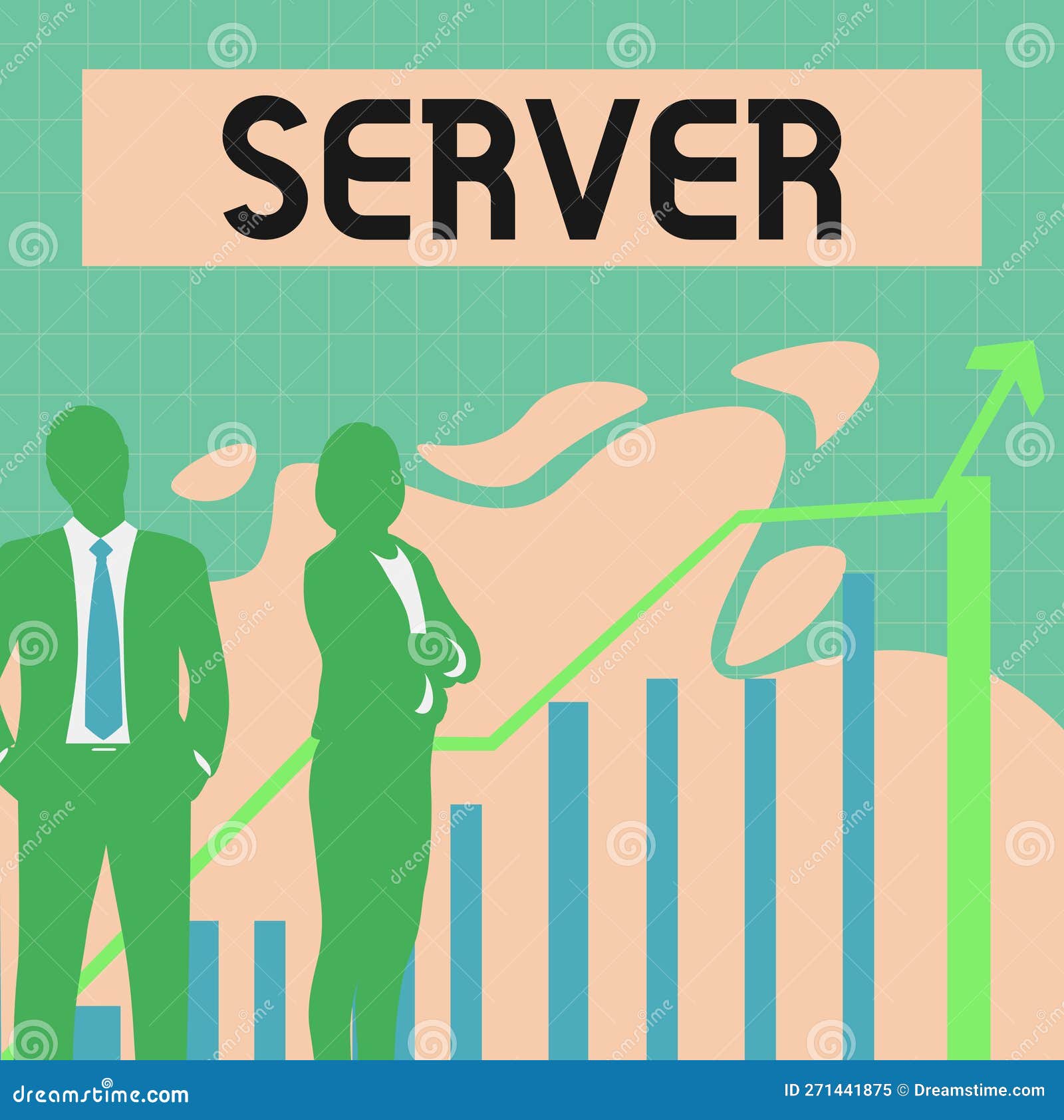 Text Sign Showing Server. Word for Computer Program Which Manages Access Centralized Resource ...