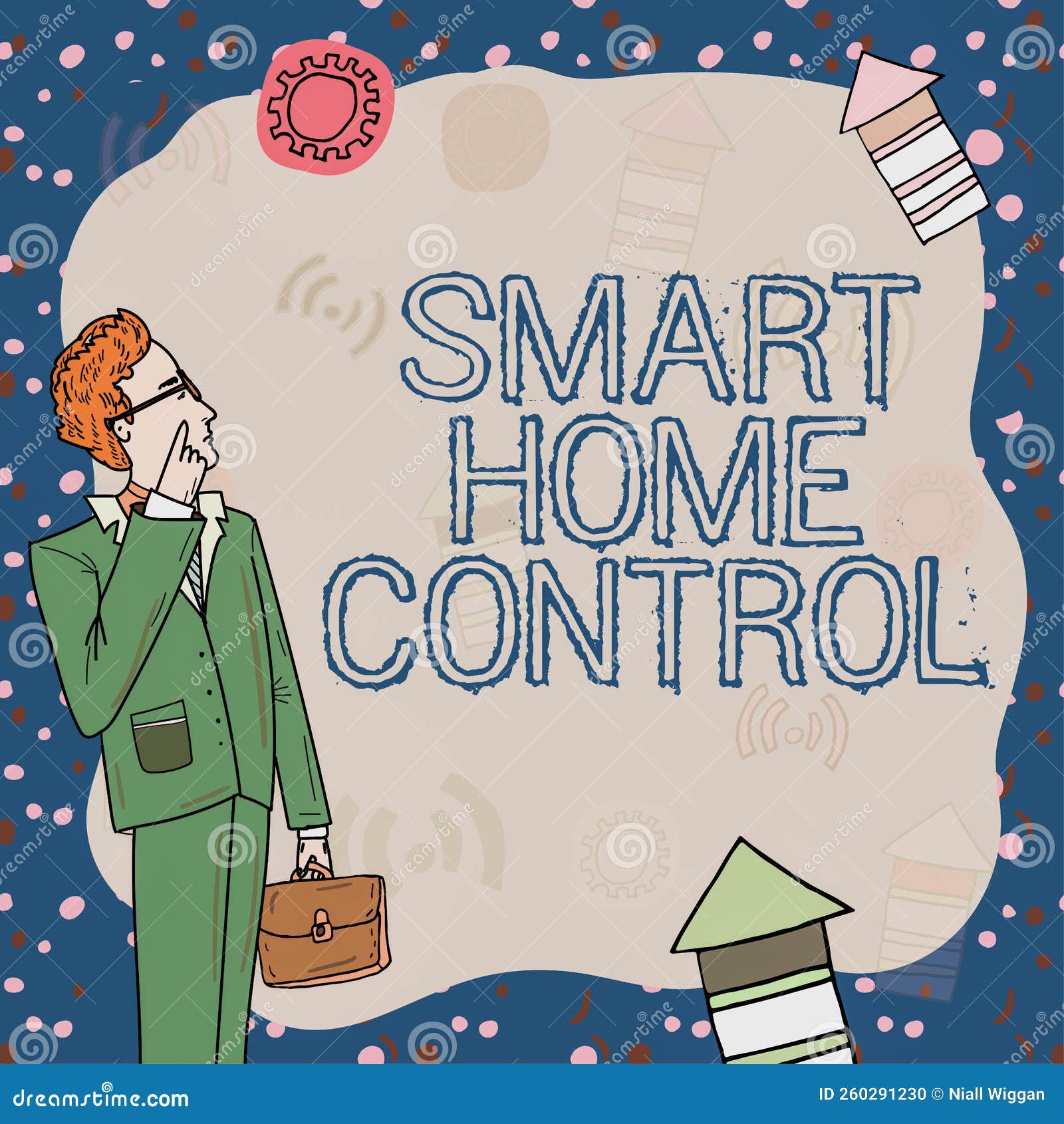 Text Showing Inspiration Smart Home Control. Business Approach Internet ...