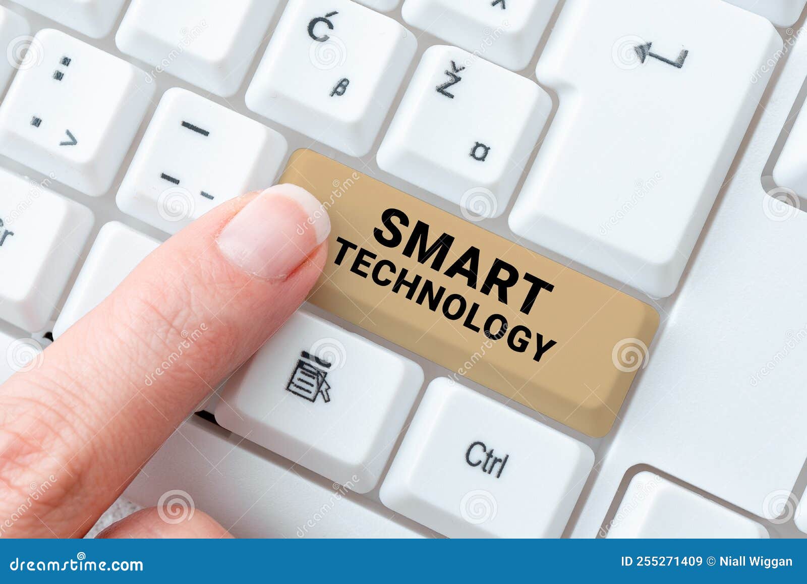 Writing Displaying Text Smart Technologygadgets or Device that Has a ...