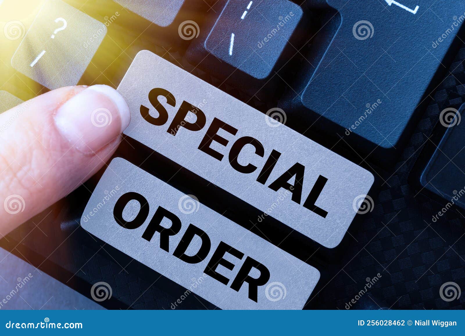 Conceptual Display Special Order. Business Overview Specific Item ...