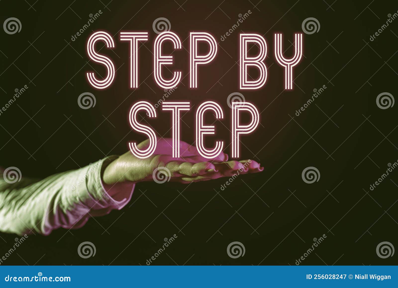 Inspiration Showing Sign Step by Step. Business Showcase Slow Progress ...