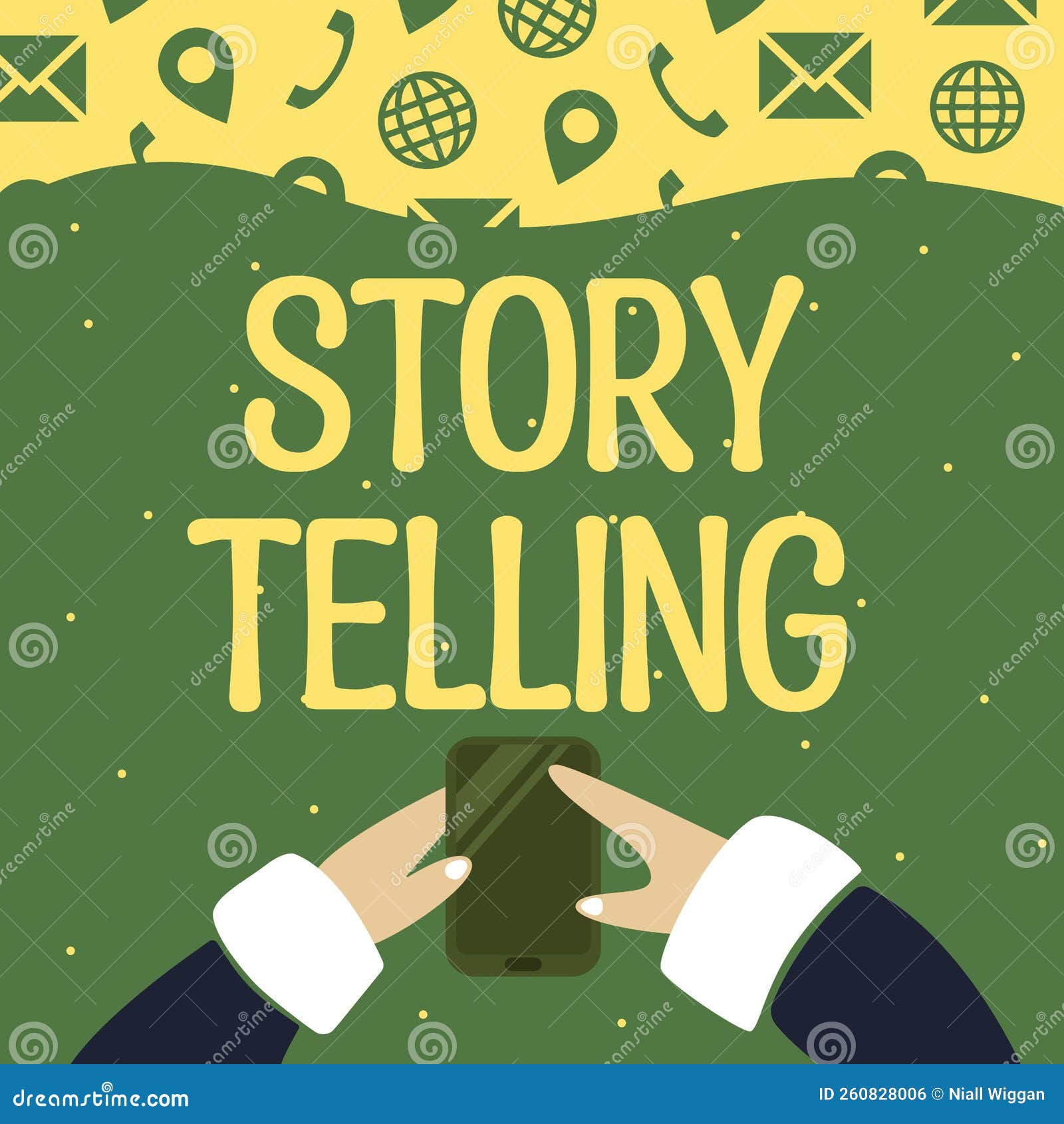 Writing Displaying Text Story Telling. Word Written on Method of ...