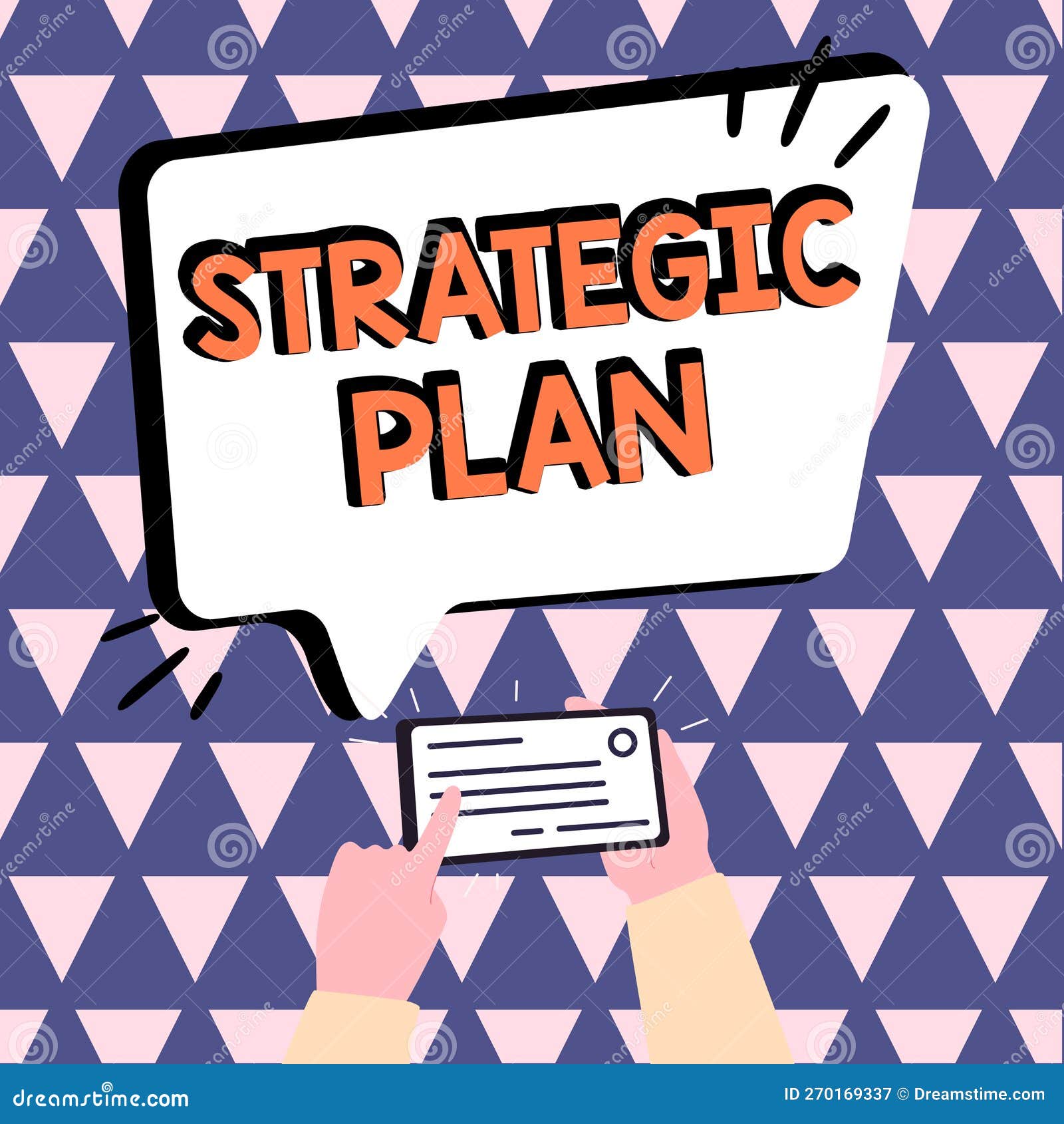 Text Sign Showing Strategic Plan. Business Idea a Process of Defining ...