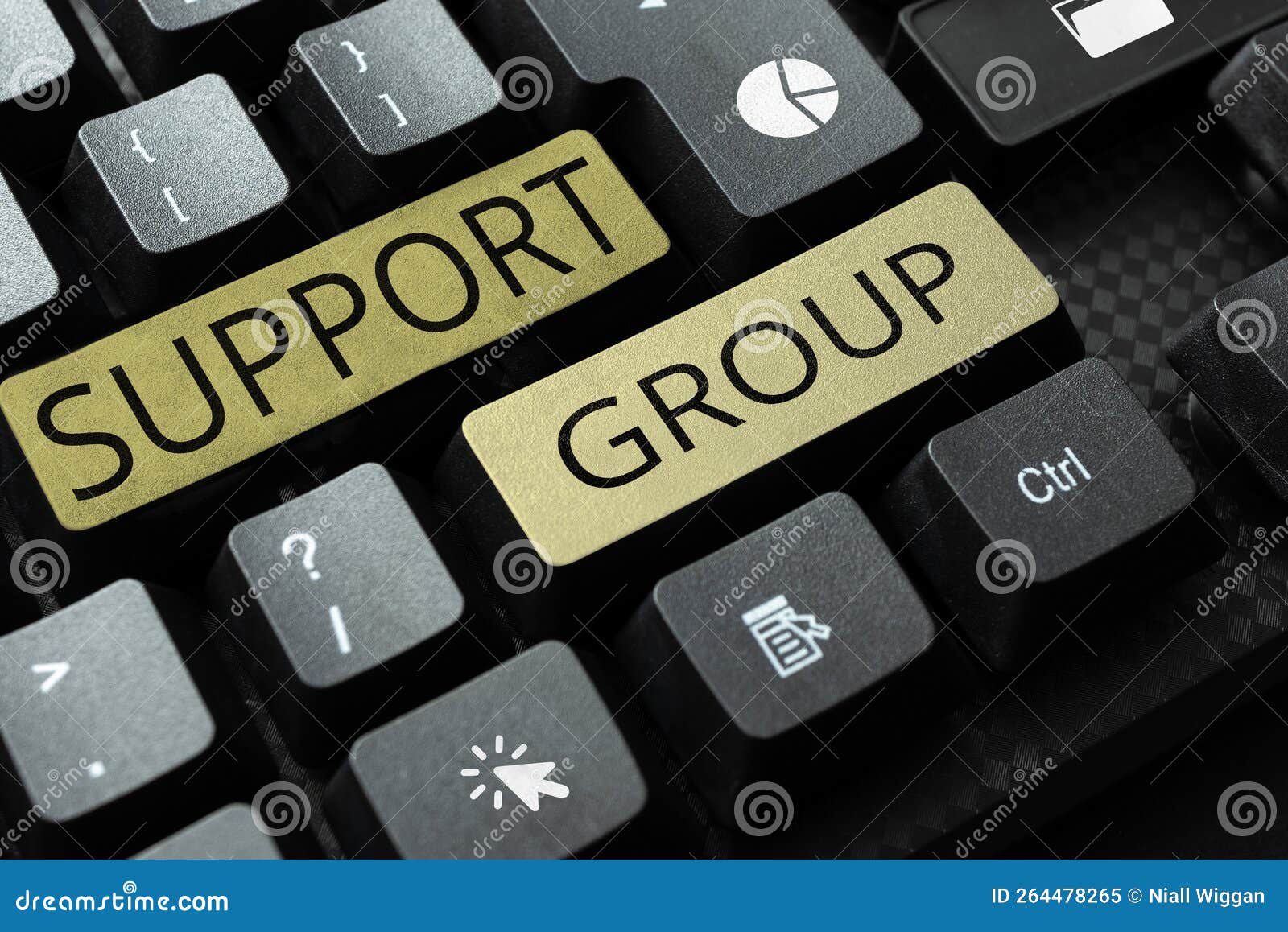 Writing Displaying Text Support Group. Word for Number of People ...