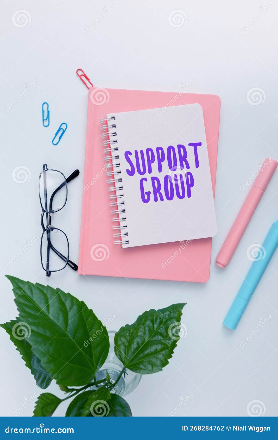 Writing Displaying Text Support Group. Word for Number of People ...