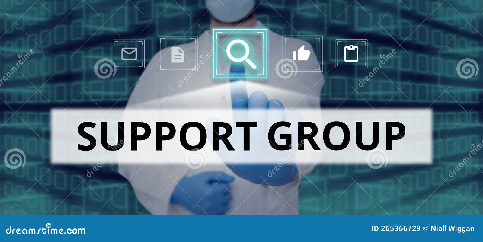 Writing Displaying Text Support Group. Word for Number of People ...