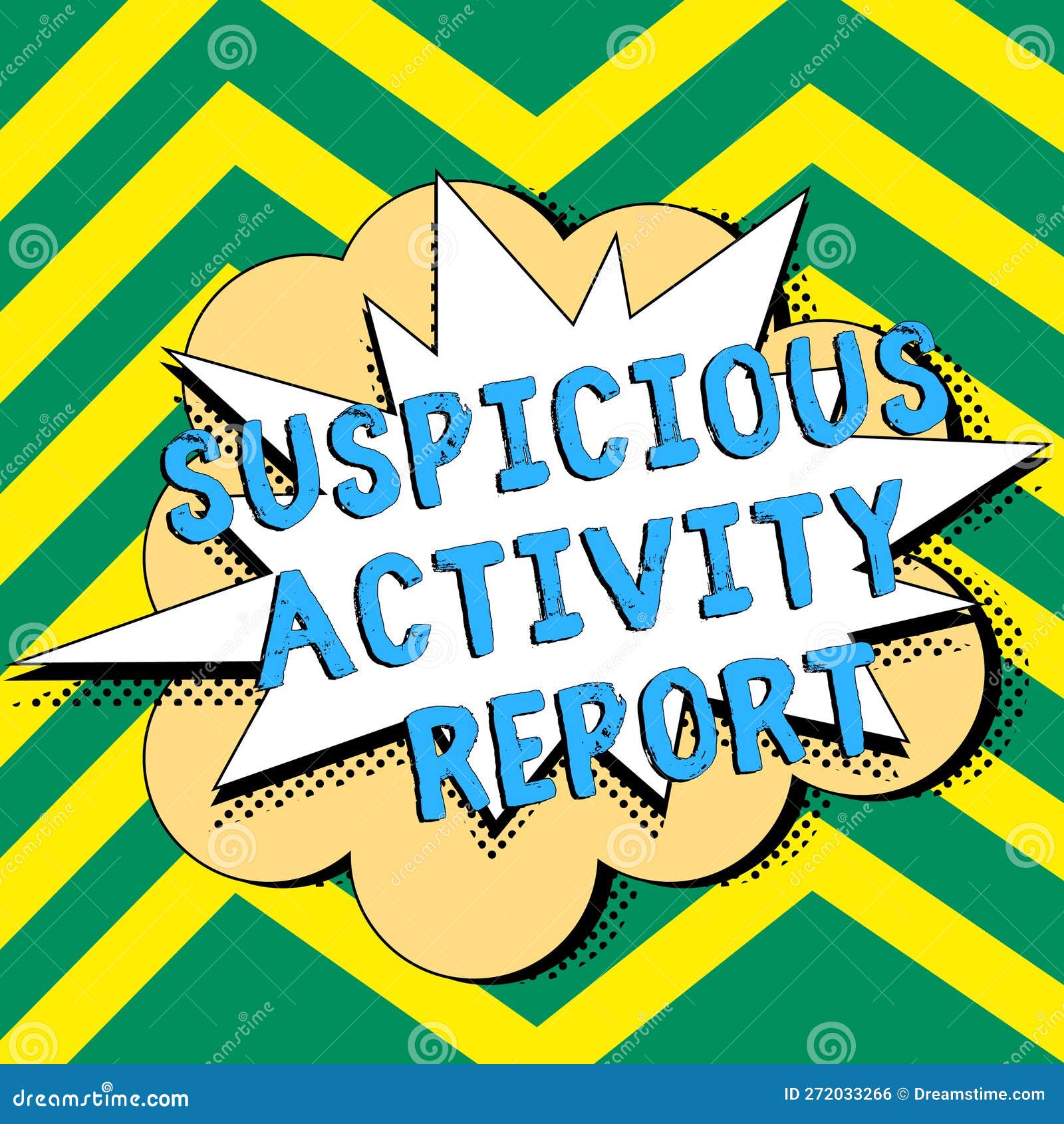 Text Caption Presenting Suspicious Activity Report. Concept Meaning ...