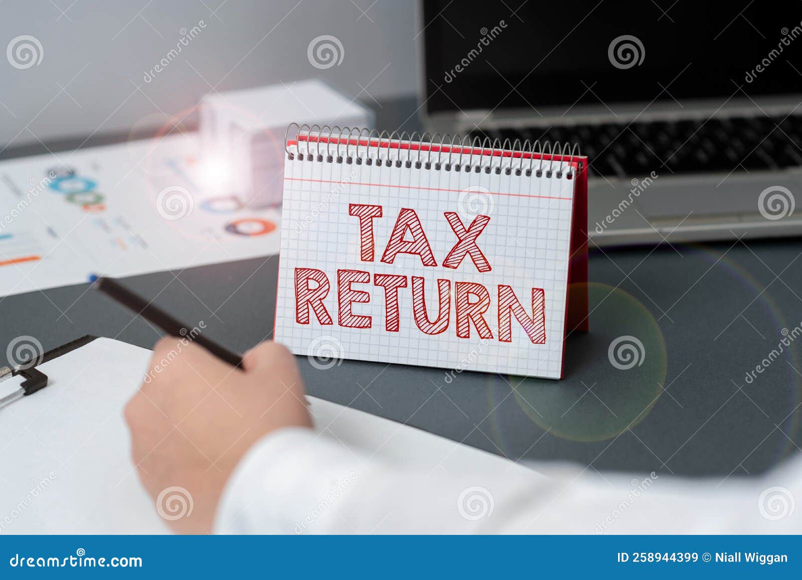 Writing Displaying Text Tax Return. Business Idea Which Taxpayer Makes ... Writing Displaying Text Tax Return. Business Idea Which Taxpayer Makes ...
