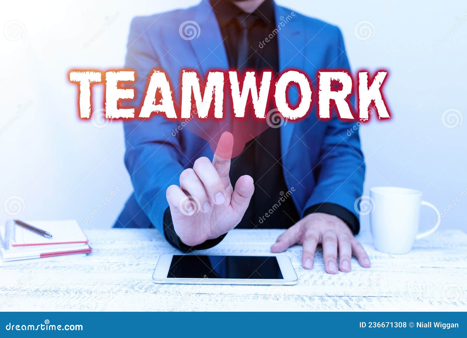 Writing Displaying Text Teamwork. Word Written on Combined Action of ...