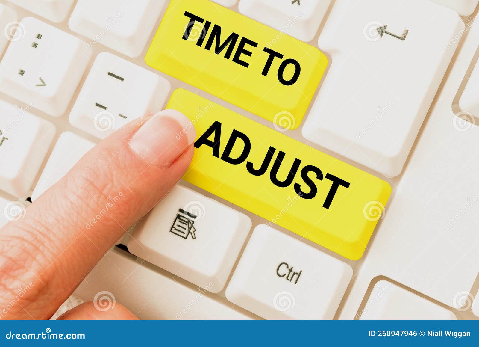 Writing Displaying Text Time To Adjust. Internet Concept Making ...