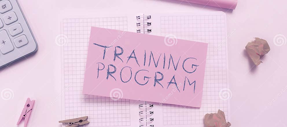 Writing Displaying Text Training Program. Word for Learn Specific Knowledge or Skills To Improve ...