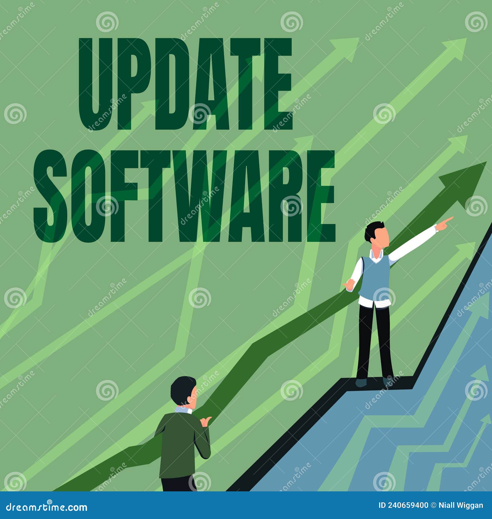 Writing Displaying Text Update Software. Word for Replacing Program with a Newer Version of Same ...