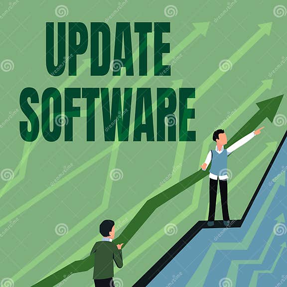 Writing Displaying Text Update Software. Word for Replacing Program with a Newer Version of Same ...