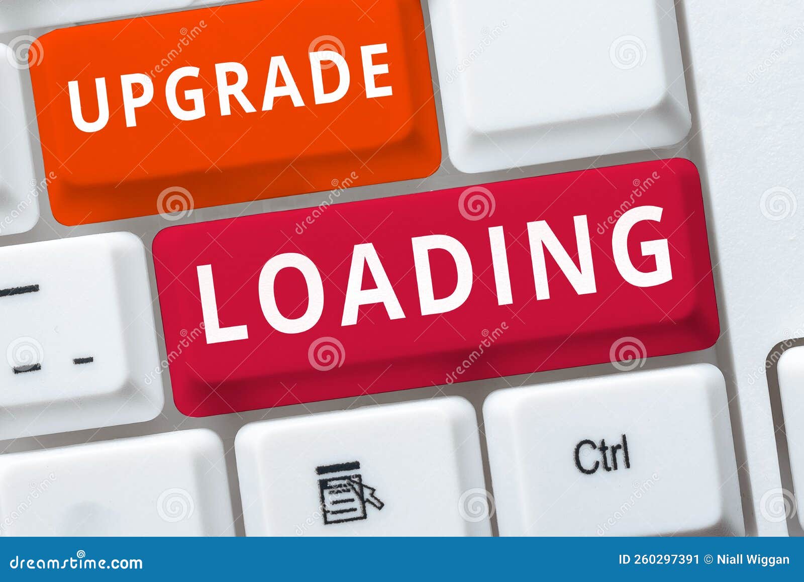 Writing Displaying Text Upgrade Loading Word Written On Advancement Of