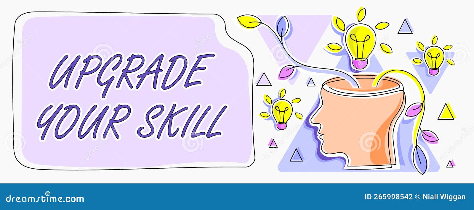 Writing Displaying Text Upgrade Your Skill. Word Written on Expand Scope of Knowledge Optimize ...