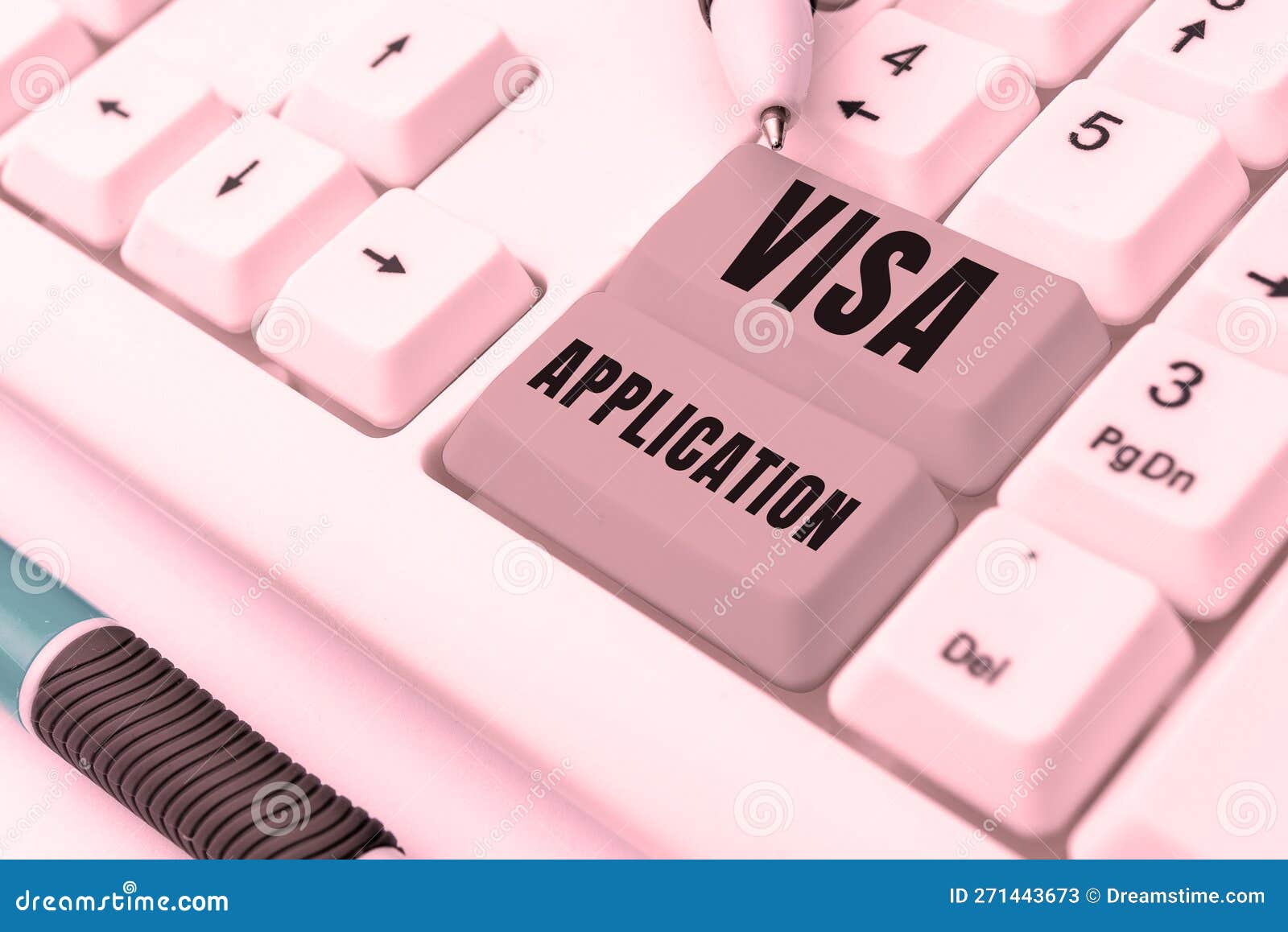 Writing Displaying Text Visa Application. Business Overview an Process ...