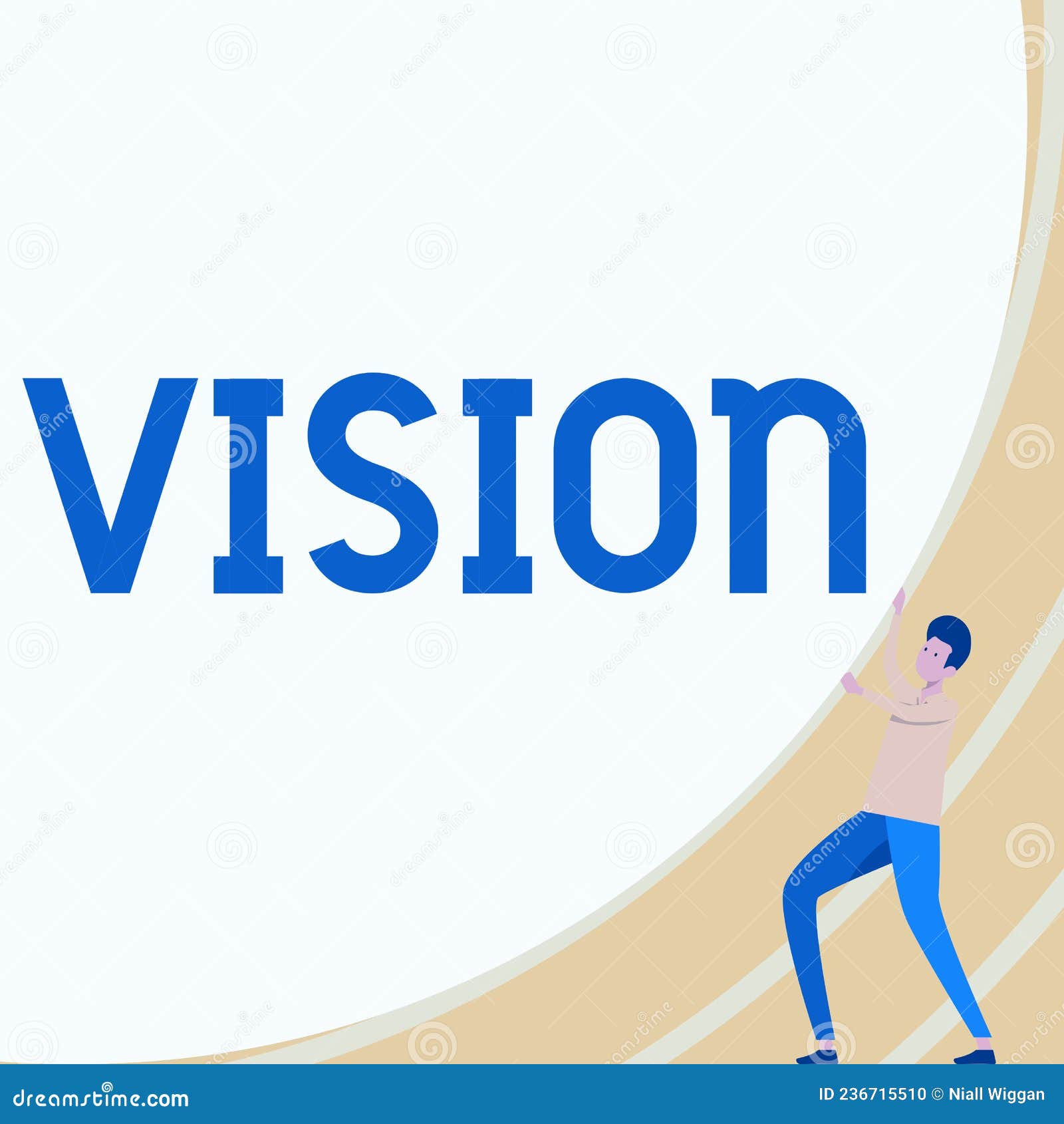 Writing Displaying Text Vision. Business Idea Ability To Think about or ...