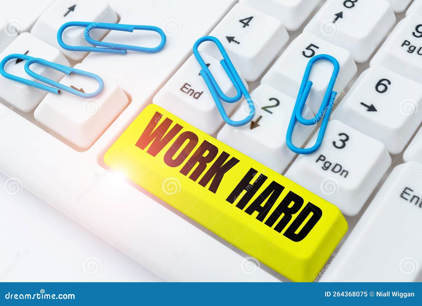 Text Showing Inspiration Work Hard. Business Concept Laboring that Puts ...