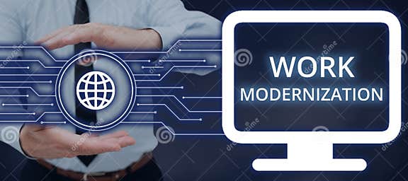 Writing Displaying Text Work Modernization. Business Overview Changing ...
