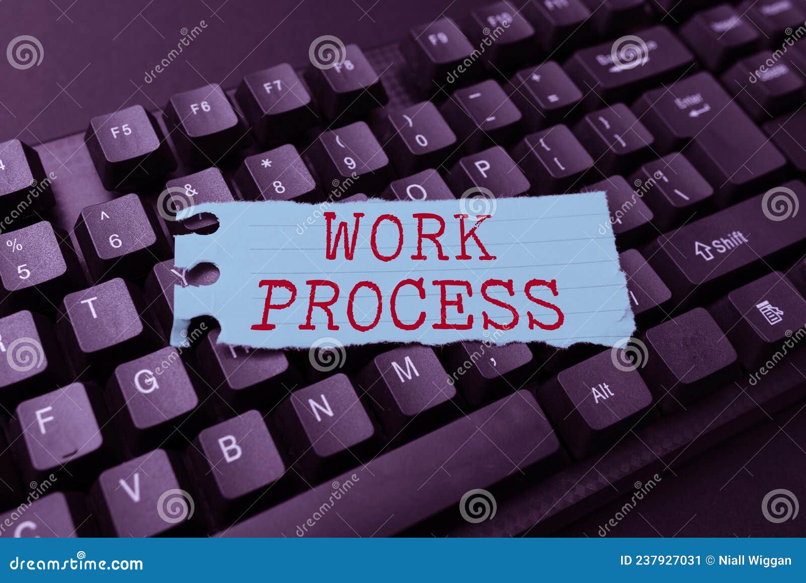 Sign Displaying Work Process Internet Concept Standard Procedures How To Handle A Particular