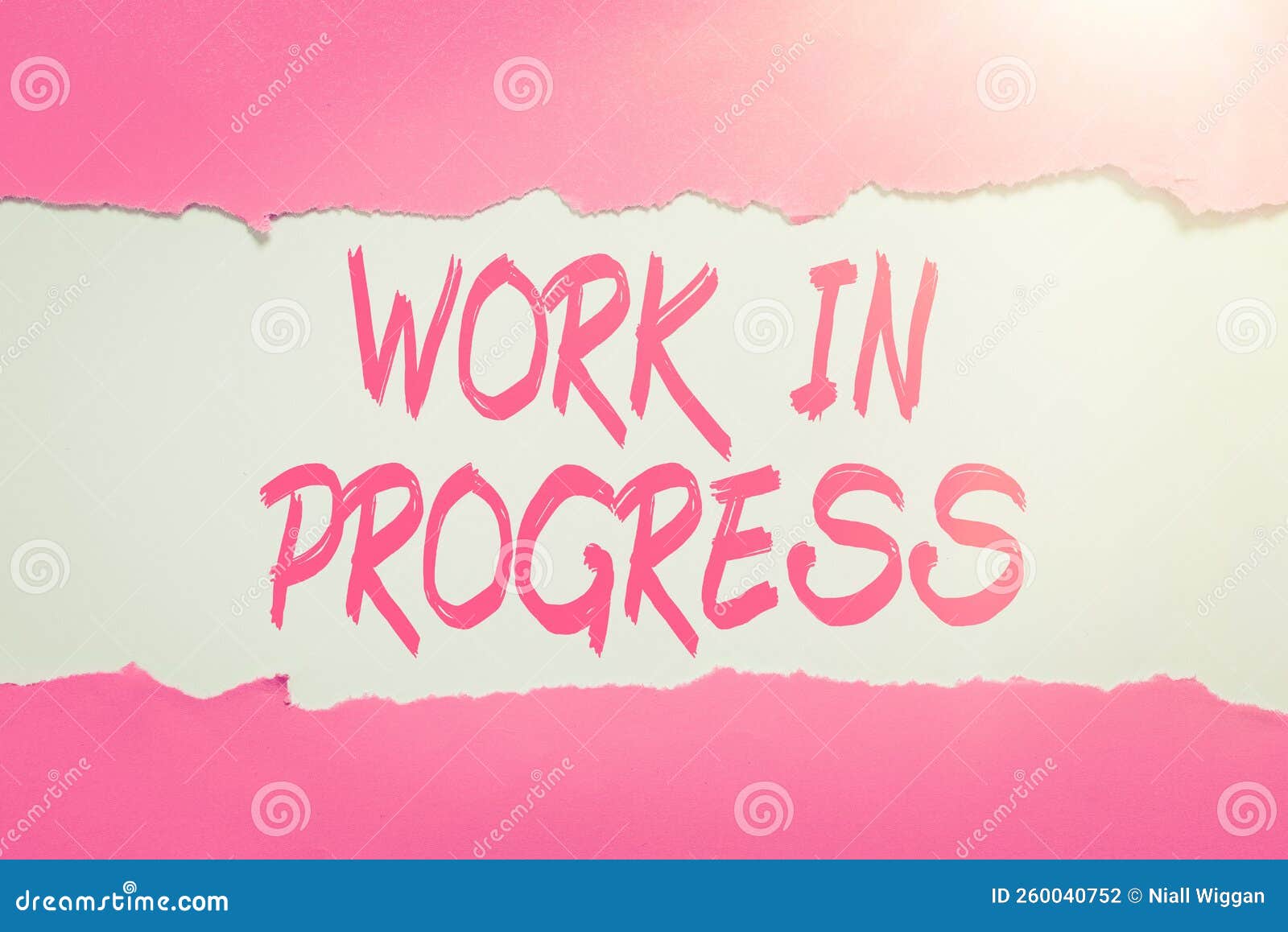 Writing Displaying Text Work in Progress. Business Overview Ongoing ...