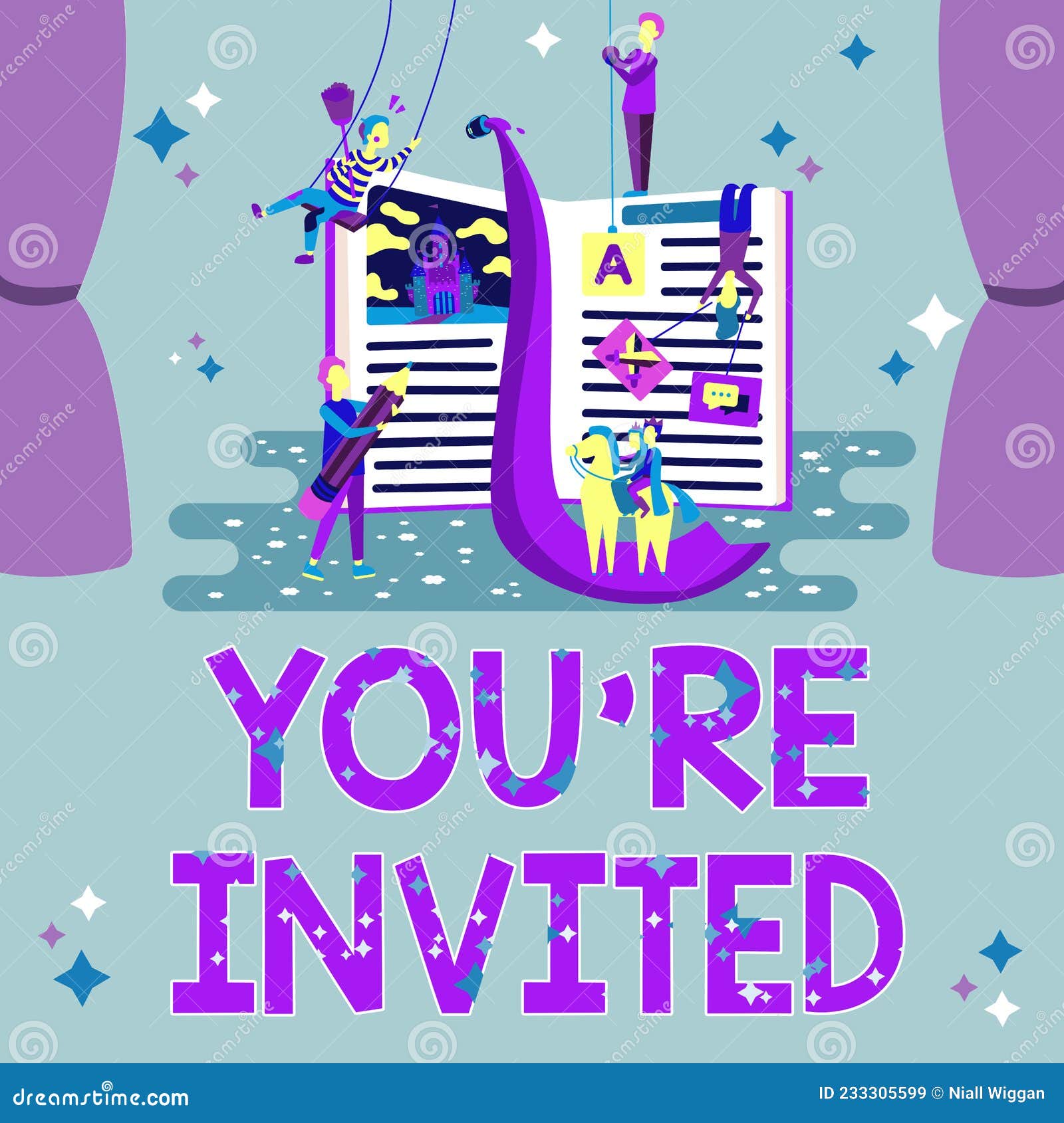 Text Caption Presenting You Re Invited. Business Overview Make a Polite ...