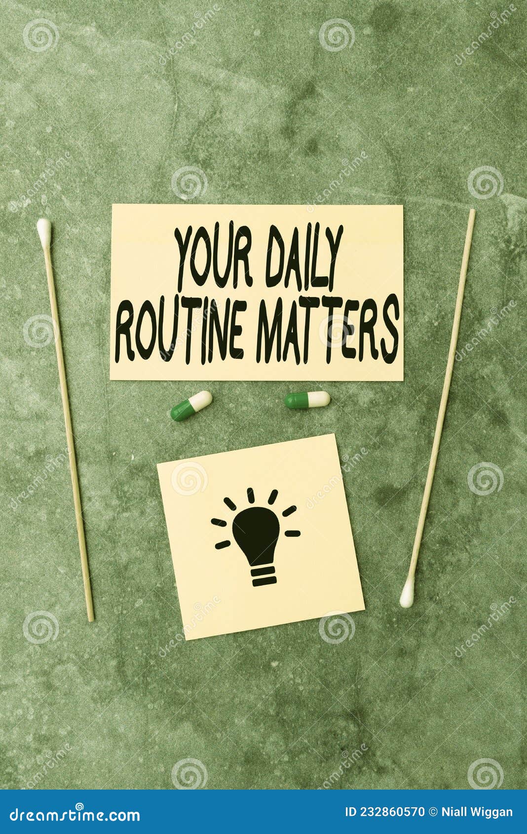 Writing Displaying Text Your daily Routine Matters. Business Concept ...