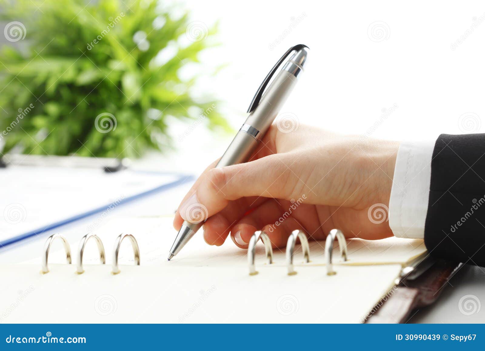 Writing Documents stock image. Image of organizer, paper - 30990439