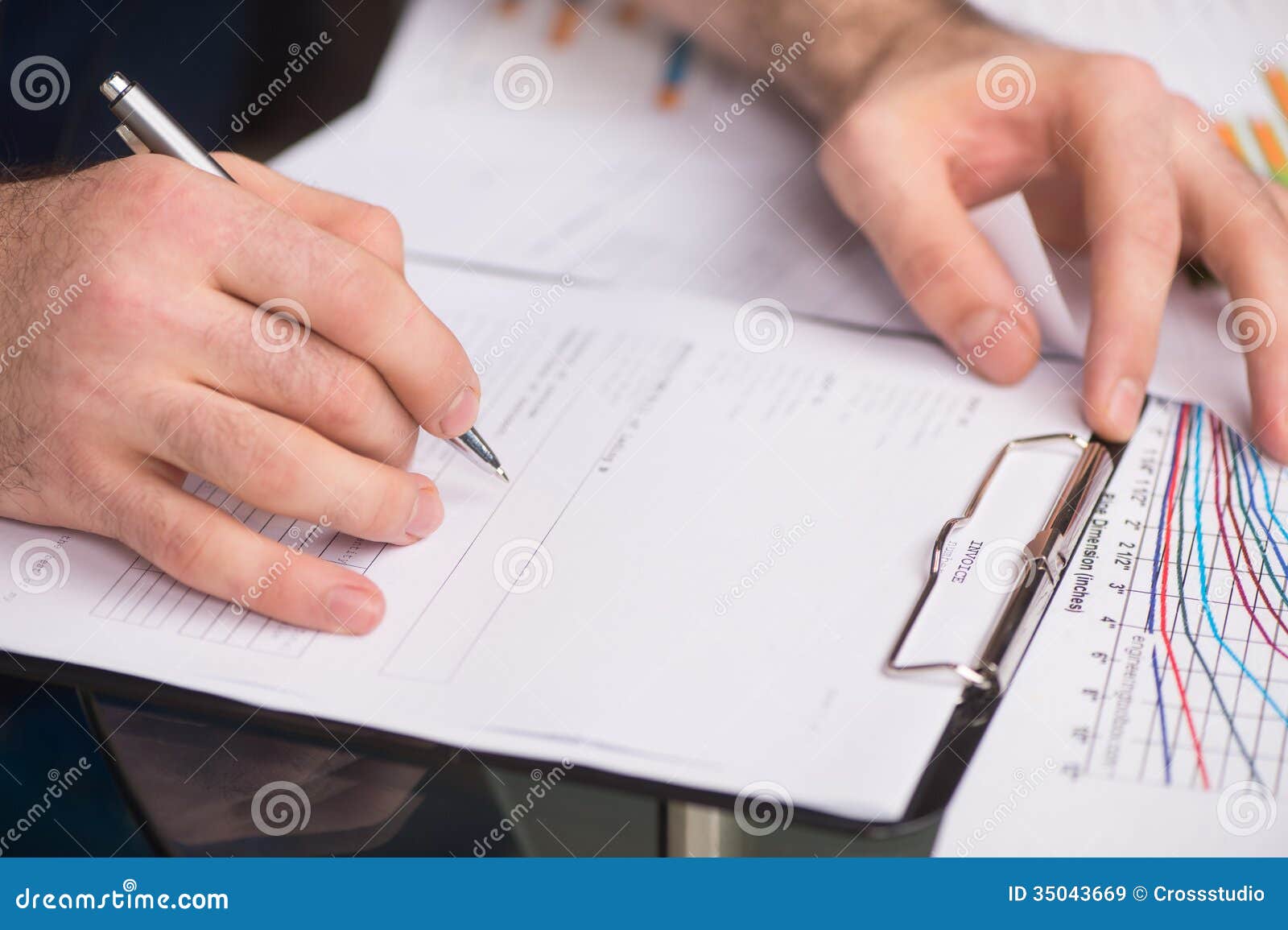 Writing documents. stock image. Image of color, writing - 35043669
