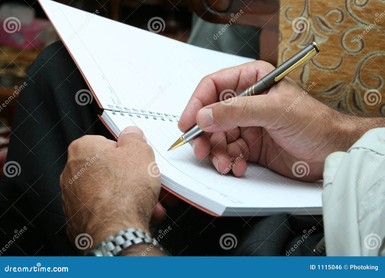 WRITING it DOWN stock photo. Image of office, work, communicate - 1115046