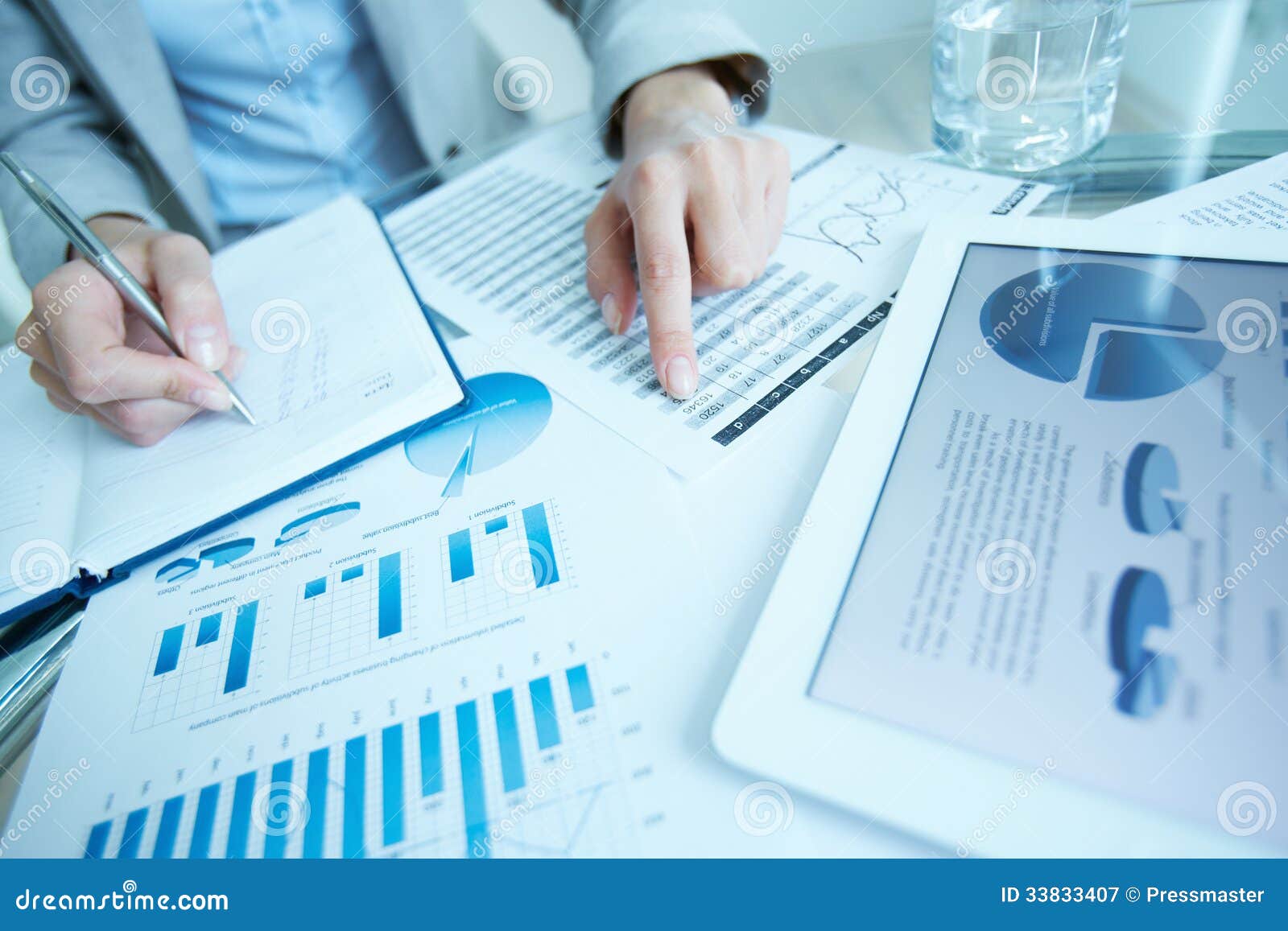 Writing down data stock image. Image of contemporary - 33833407