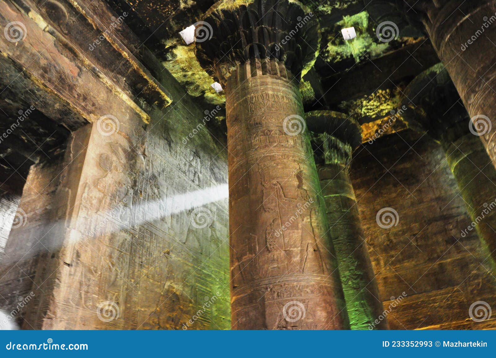The Writing And Drawings On The Columns Are All A Separate Art, You ...