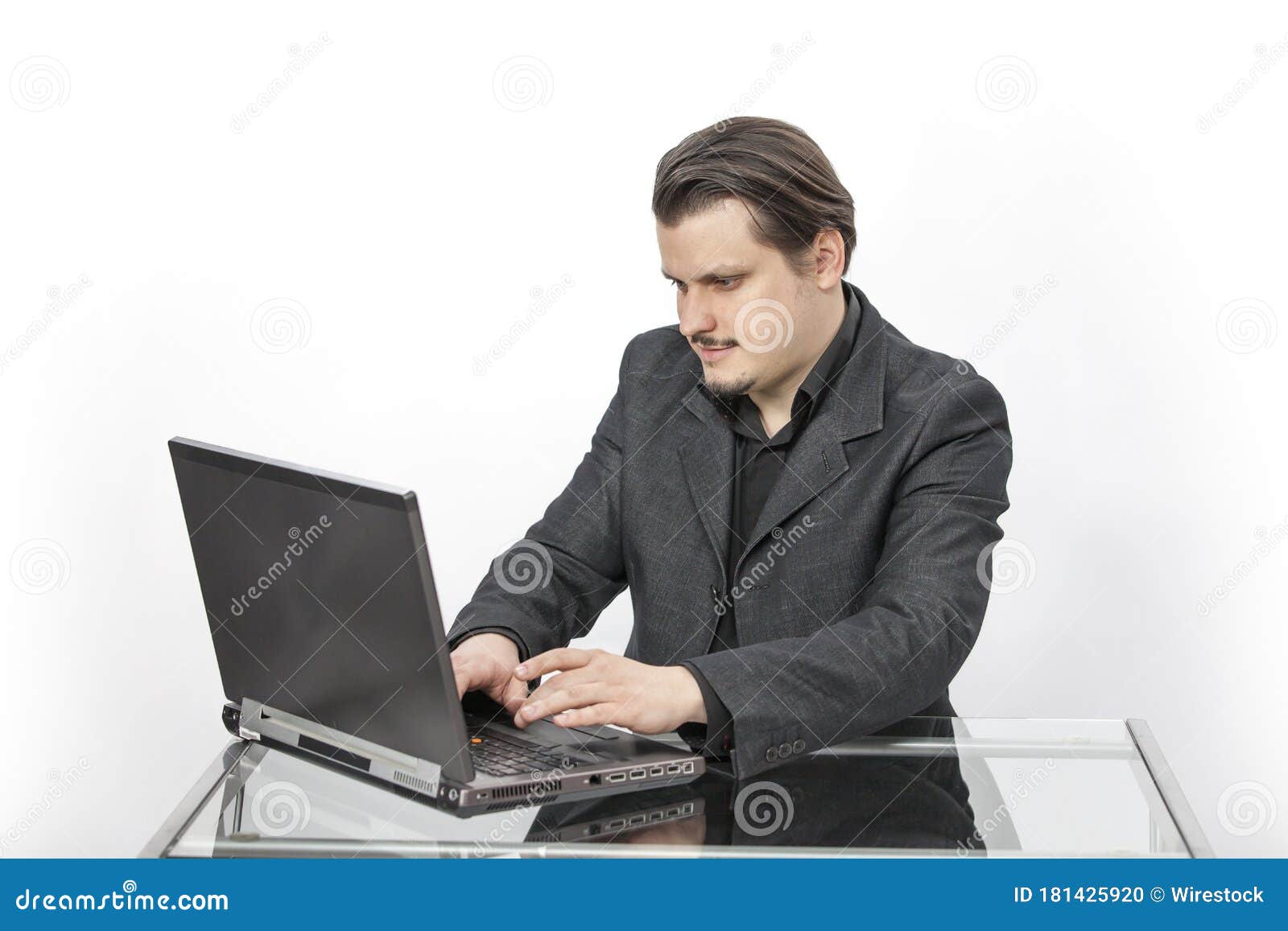Writing an Email on a Computer Stock Photo - Image of lots, money ...